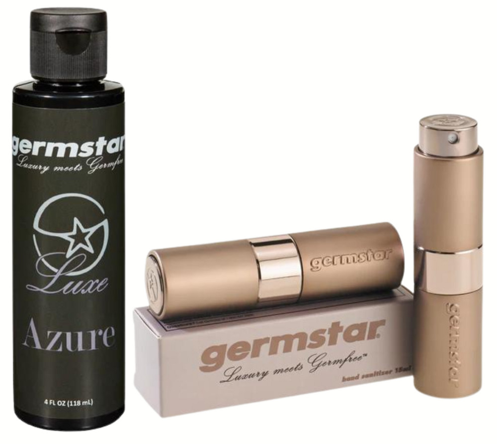 Germstar Luxe Azure Space Grey prémium kézfertőtlenítő spray